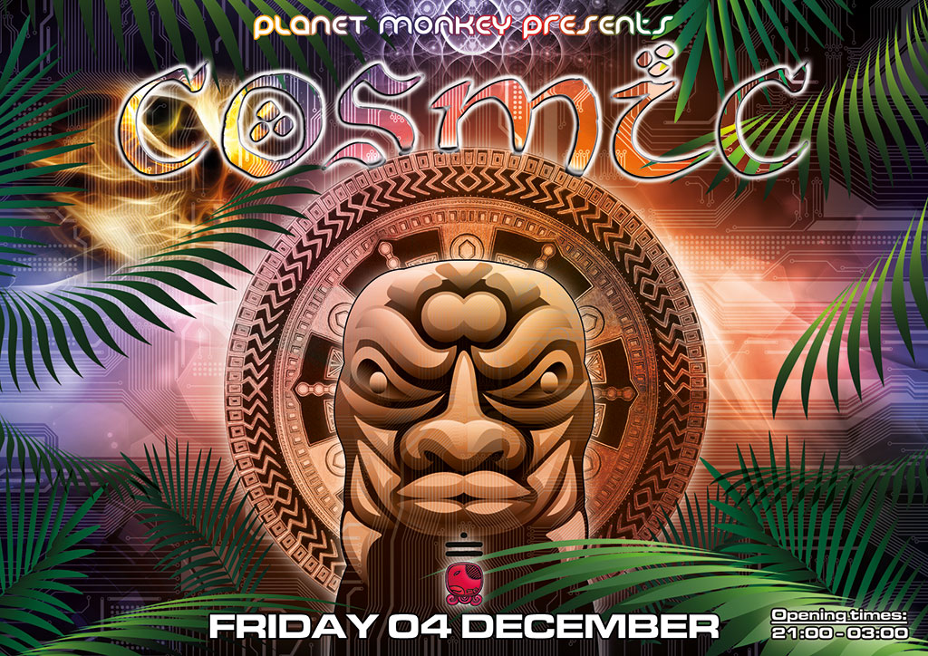 Cosmic club night artwork – George Mitropapas