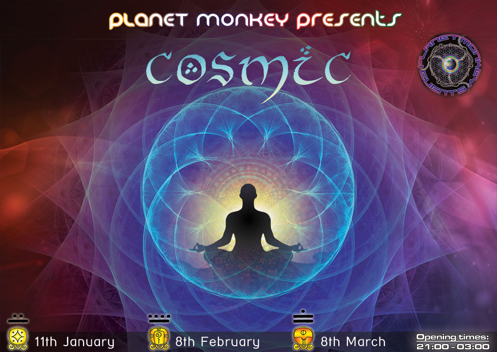 Cosmic club night artwork – George Mitropapas