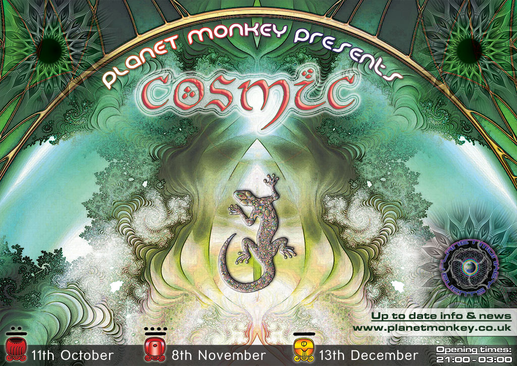 Cosmic club night artwork – George Mitropapas