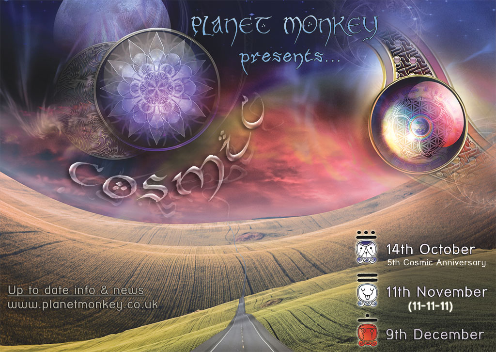 Cosmic club night artwork – George Mitropapas